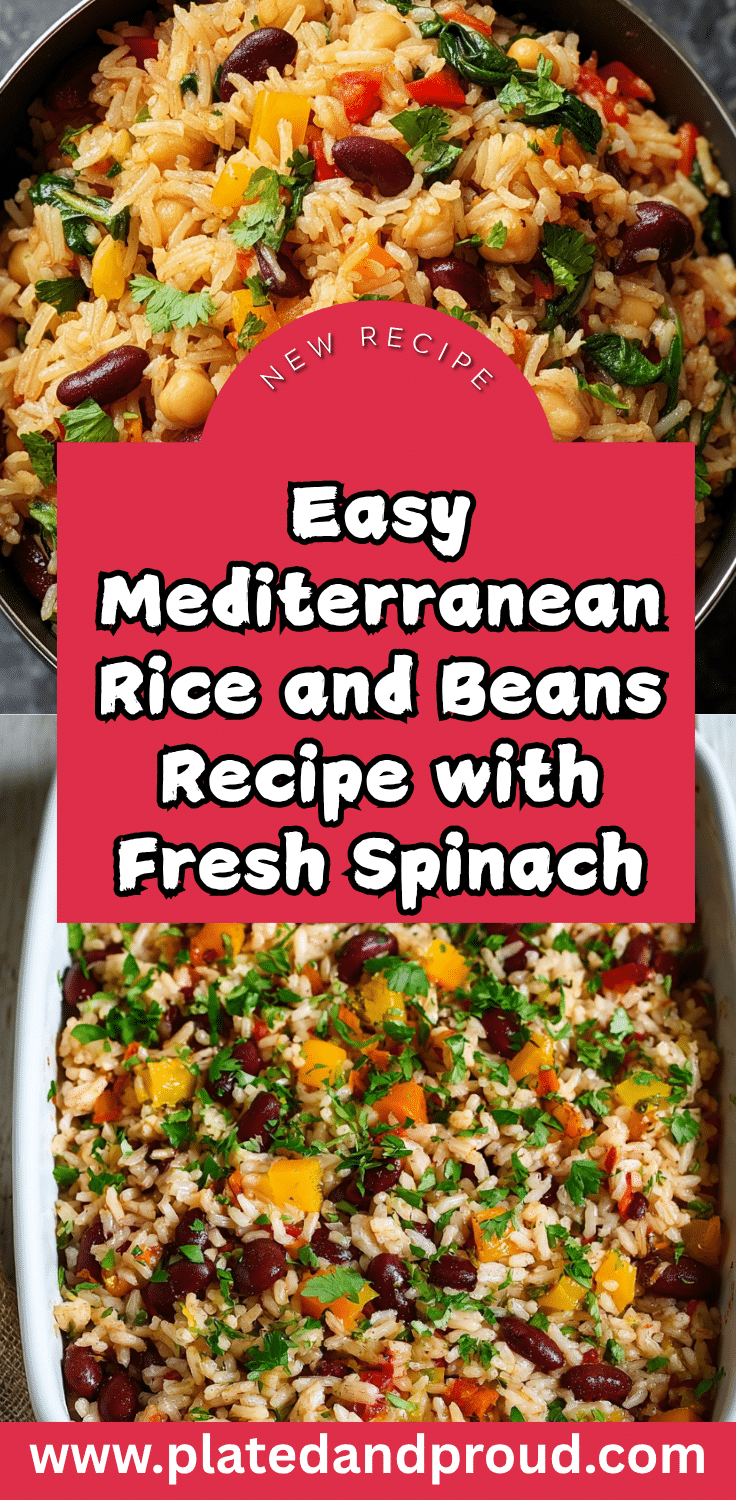Mediterranean Rice and Beans: Flavorful, Healthy & Easy Meal